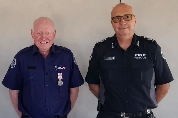 Eric Tame receives CFA life member award for 55 years of service