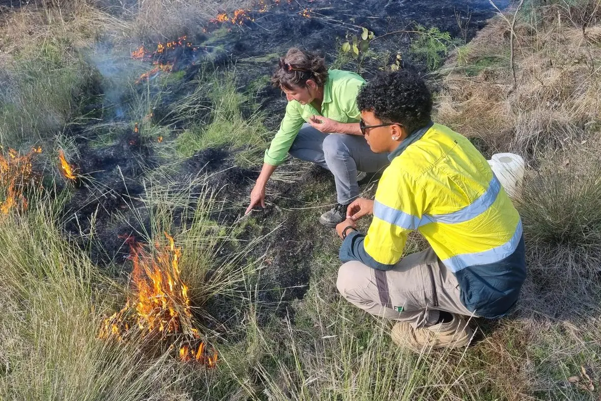 Traditional burns undertaken at Euroa Arboretum